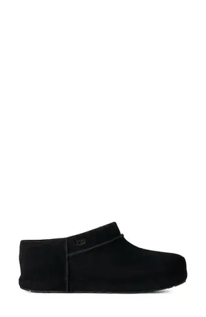 UGG Genuine Shearling Lined Leather Clog