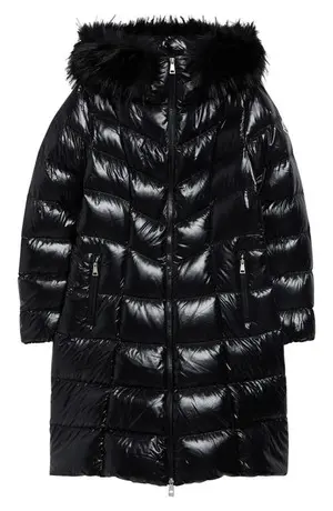 Moncler Fulmarusse Quilted Down Coat - Black
