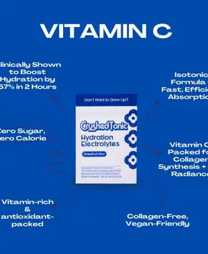 CRUSHED TONIC Vitamin C Hydration Electrolytes Drink Mix