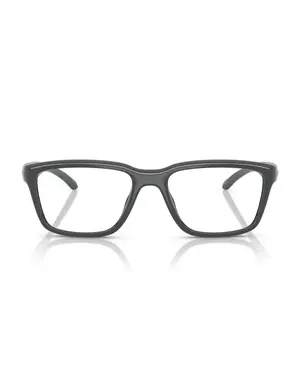 ARNETTE Milled Full Rim Rectangle Eyeglasses - Dark Gray