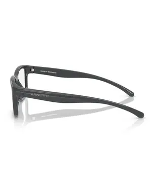 ARNETTE Milled Full Rim Rectangle Eyeglasses - Dark Gray