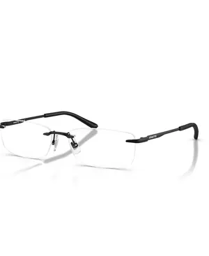 ARNETTE Cornercut Rimless Eyeglasses - Matte Black