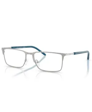 A|X ARMANI EXCHANGE Armani Exchange Rectangular Eyeglasses - Matte Silver