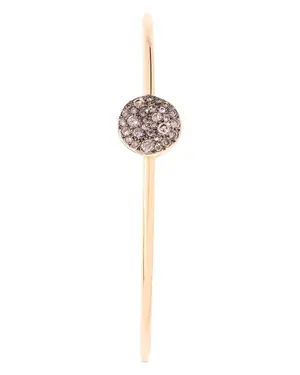 Pomellato 18k Rose Gold Sabbia Diamond Cluster Cuff Bracelet