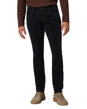 Paige Federal Slim Straight Fit Corduroy Pants - Deep Anchor Cord