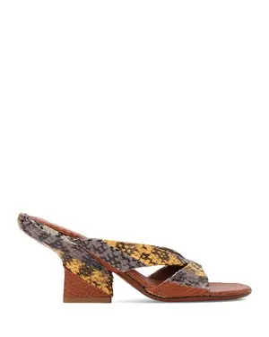 Dries Van Noten Snakeskin Sandals
