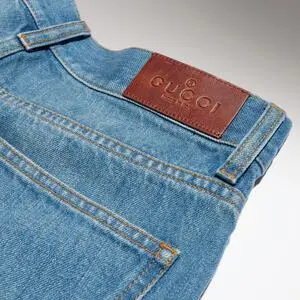 Gucci Bleached Washed Straight-fit Jeans