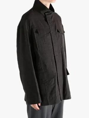 OMAR AFRIDI High-neck Multi-pocket Jacket