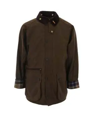 Barbour Waxed Cotton Field Jacket - Brown