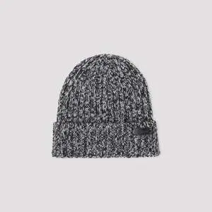 Brioni Ribbed Wool Beanie - Black