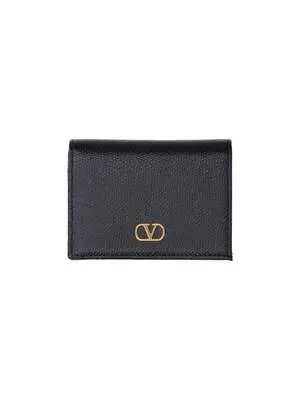 Valentino Garavani Grained Leather Folded Wallet