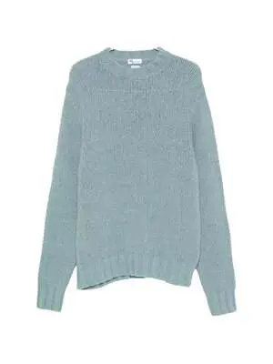 DOPPIA A Crewneck Knit Sweater - Light Blue