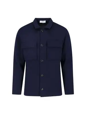 LARDINI Knit Shirt Jacket