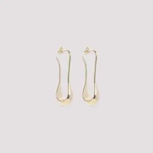 LEMAIRE Silver Drop Earrings - Metallic