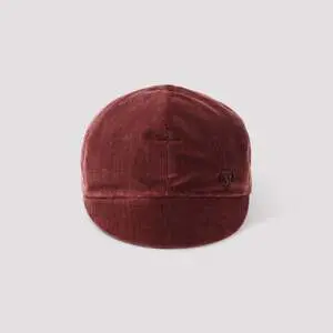 MAISON MICHEL Visor Hat - Red