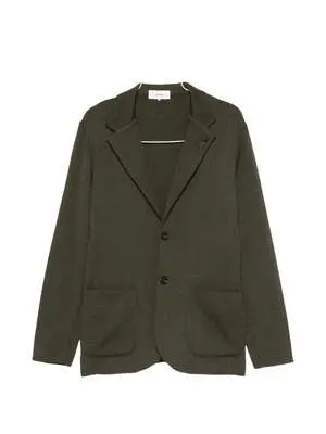 LARDINI 100% Wool Crewneck Sweater - Green
