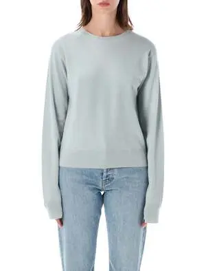 Extreme Cashmere EXTREME CASHMERE Lightweight Pure Cashmere Crewneck Sweater Acqua Blu