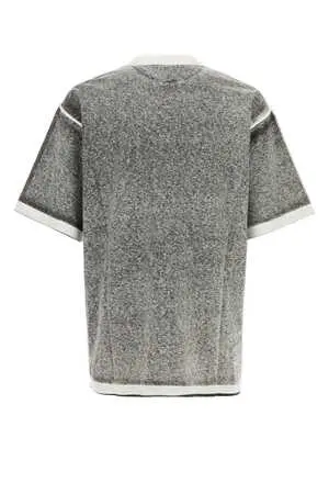 Balenciaga Melange Grey Cotton Oversize T-shirt