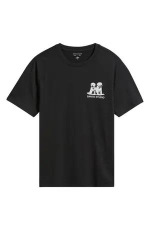 SANTO STUDIO Thugs Need Hugs Graphic Tech T-shirt