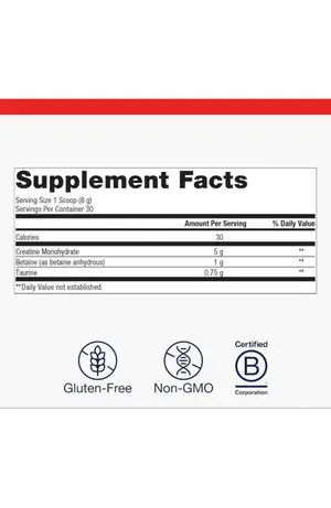 METAGENICS Creatine Up Muscle Growth Strength Recovery Supplement