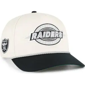 '47 47 Las Vegas Raiders Frame Out Two-tone Hitch Adjustable Cap - Natural