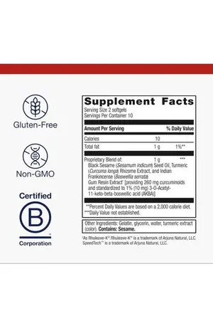 METAGENICS Rapid Relief Herbal Softgel Supplement 20 Softgels