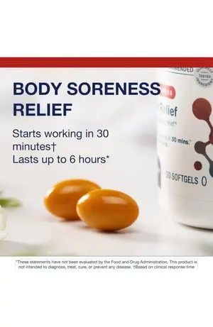 METAGENICS Rapid Relief Herbal Softgel Supplement 20 Softgels