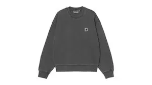Carhartt Wip Nelson Sweat - Black Garment Dyed