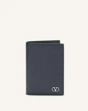 Valentino Garavani Vlogo Signature Card Holder - Blue
