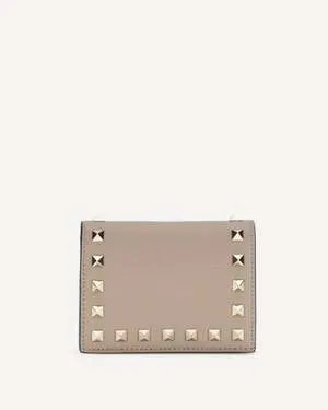 Valentino Garavani Rockstud Leather Wallet