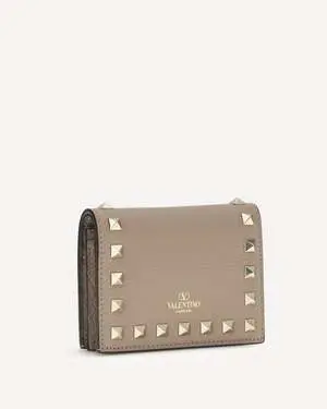 Valentino Garavani Rockstud Leather Wallet