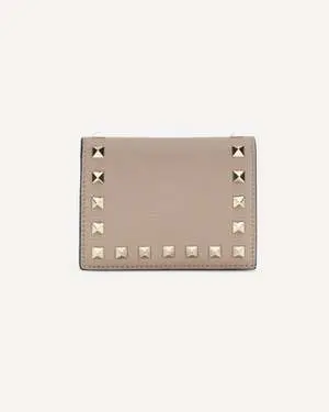 Valentino Garavani Rockstud Leather Wallet
