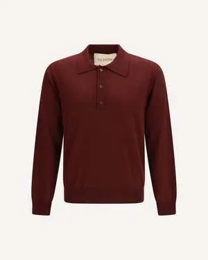 Valentino Garavani Wool Polo With Vlogo Ebroidery Ale