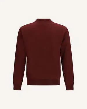 Valentino Garavani Wool Polo With Vlogo Ebroidery Ale