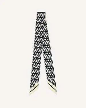 Valentino Garavani Twill Tout La V Scarf