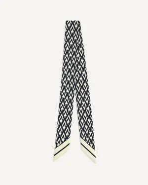 Valentino Garavani Twill Tout La V Scarf