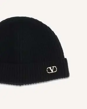 Valentino Garavani Vlogo Cashmere Beanie