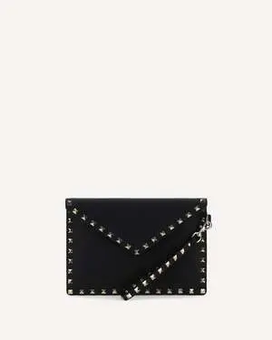 Valentino Garavani Rockstud Pouch In Leather