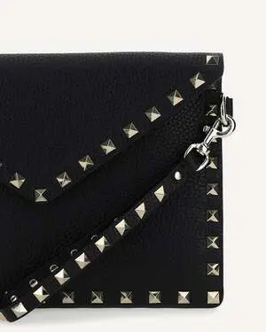 Valentino Garavani Rockstud Pouch In Leather