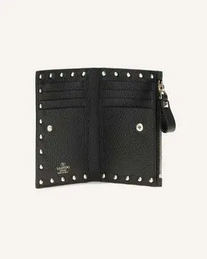 Valentino Garavani Rockstud Zip Card Holder