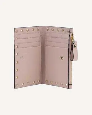 Valentino Garavani Rockstud Zip Card Holder