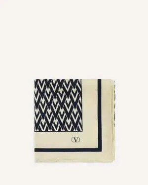 Valentino Garavani Toute La V Silk Scarf