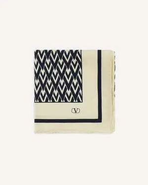Valentino Garavani Toute La V Silk Scarf