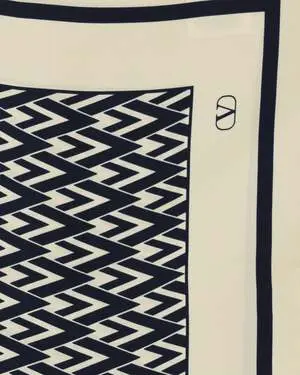 Valentino Garavani Toute La V Silk Scarf
