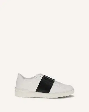 Valentino Garavani Open Sneakers With Studded Heel - White