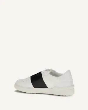 Valentino Garavani Open Sneakers With Studded Heel - White