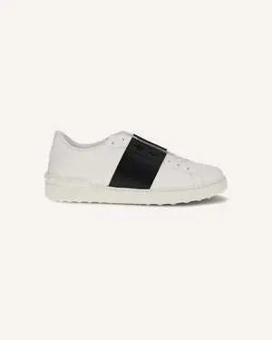 Valentino Garavani Open Sneakers With Studded Heel - White