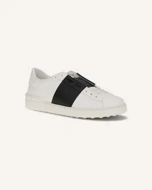 Valentino Garavani Open Sneakers With Studded Heel - White