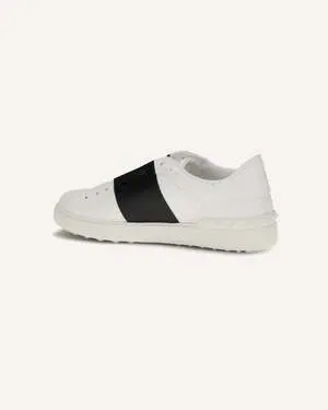 Valentino Garavani Open Sneakers With Studded Heel - White