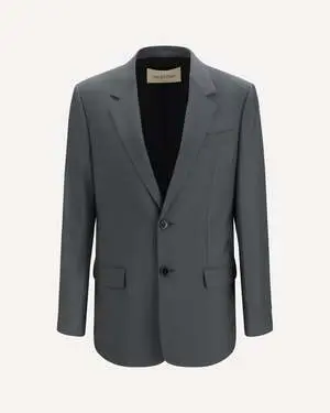 Valentino Garavani Single-breasted Wool And Mohair Jacket